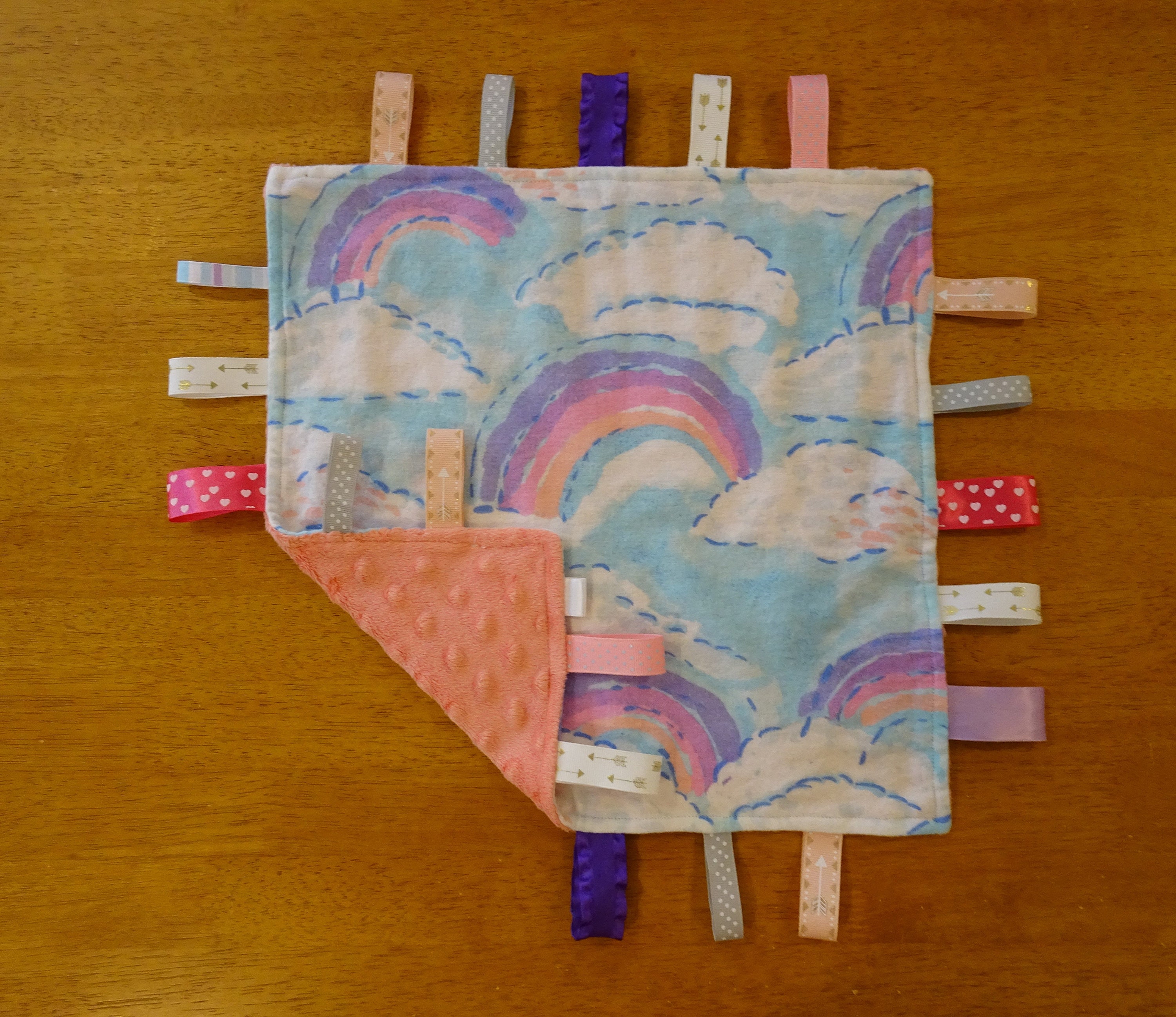 Rainbow Baby Lovey, Baby Girl Rainbows, Rainbow Baby Gift, Rainbow Baby ...