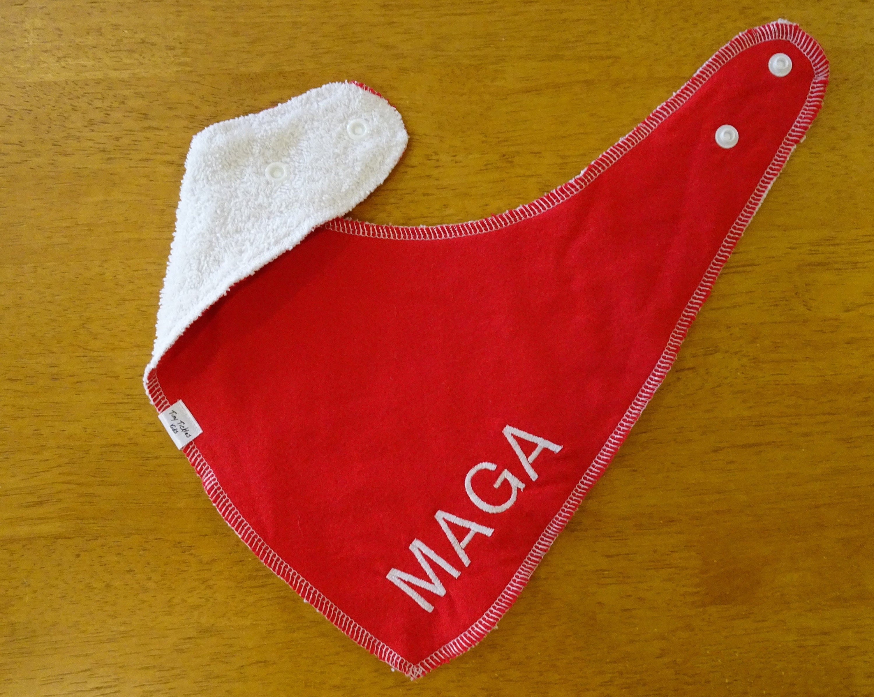 MAGA Baby Bandana Bib, Make America Great Again, TRUMP 2024, Patriotic ...