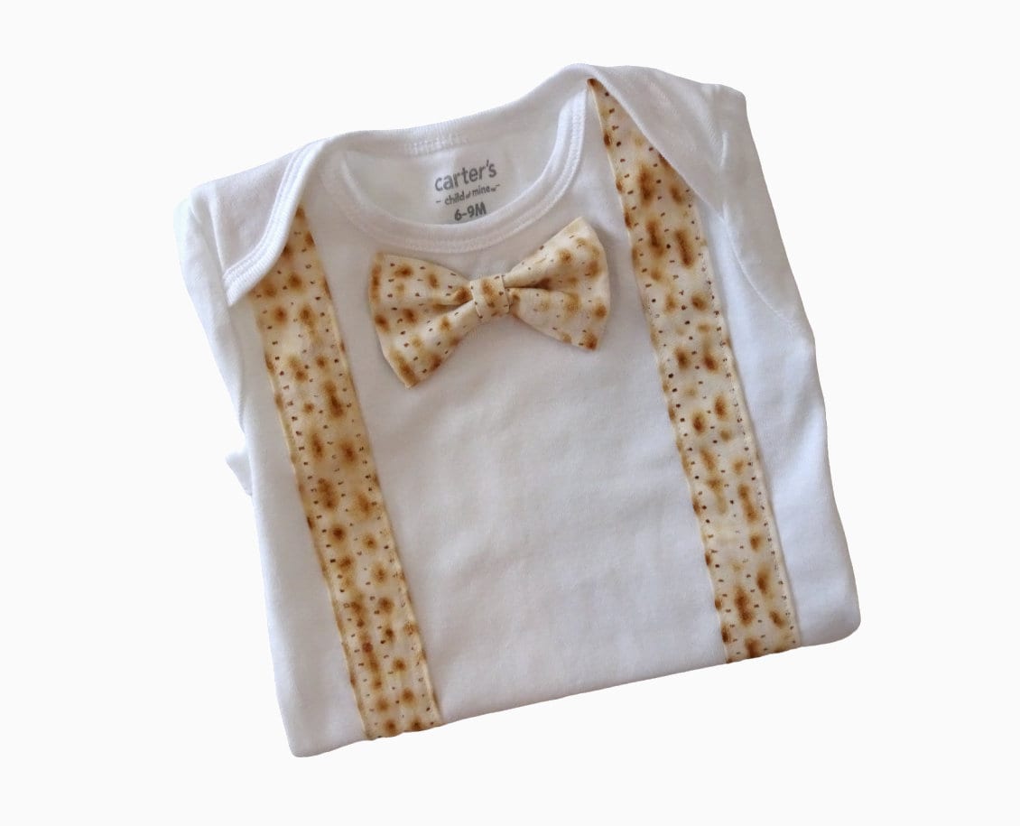 Passover Baby Boy Outfit/matzah/matzo/bow Tie/suspenders/israel/jewish ...