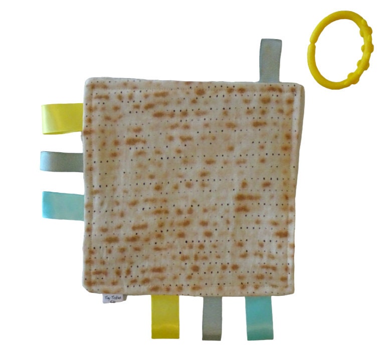 Matzah Crinkle Baby Toy, Baby's First Passover, Matzo, Passover Infant ...