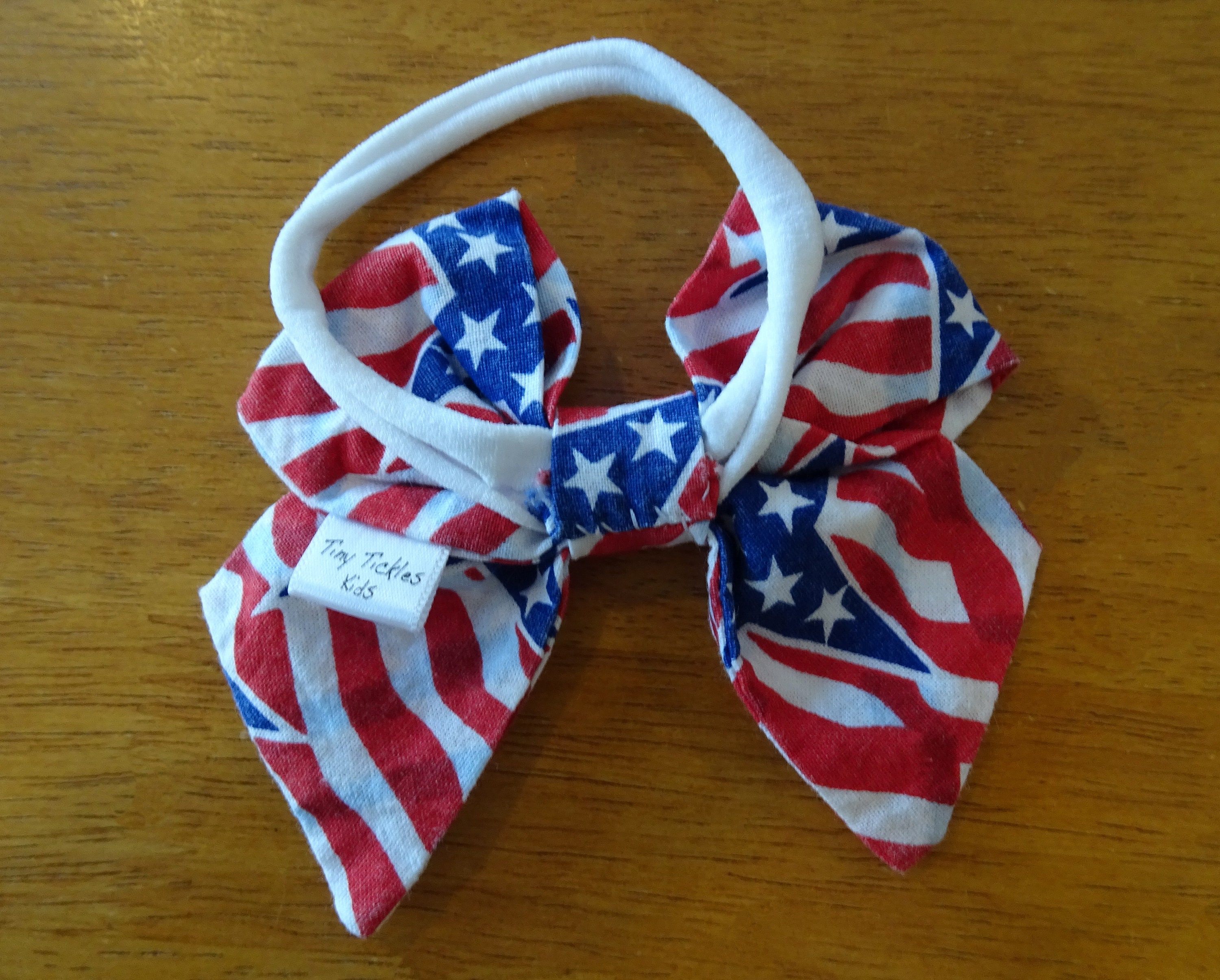 Patriotic Baby Skirt and Bow, 9-12 Months Baby Skirt, Red White and ...