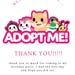 Adopt Me Birthday Invitation Set | Personalized Roblox Party Invite ...