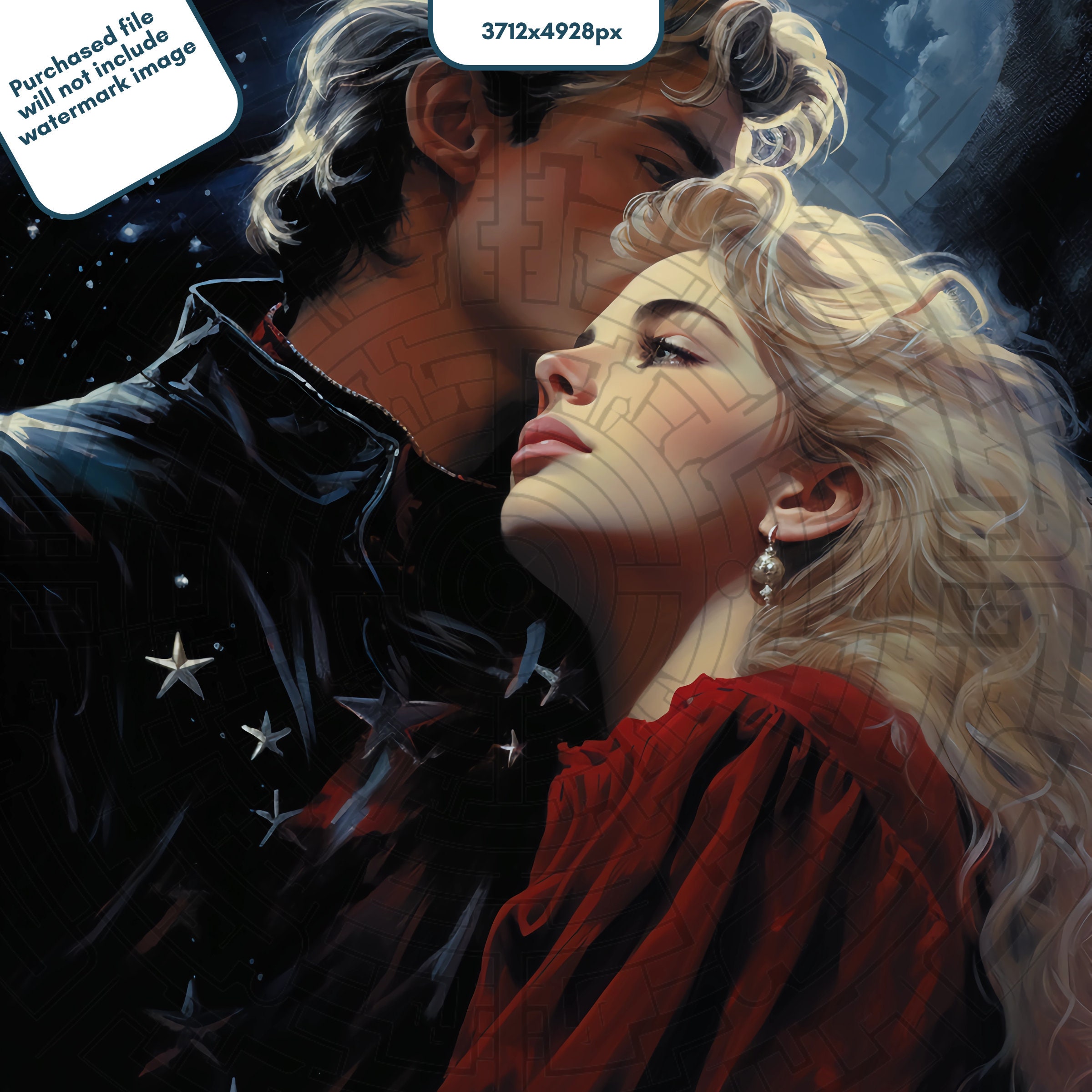 Romance Book Cover Illustrations Set of 4 Pngs Exclusive Copy - Etsy