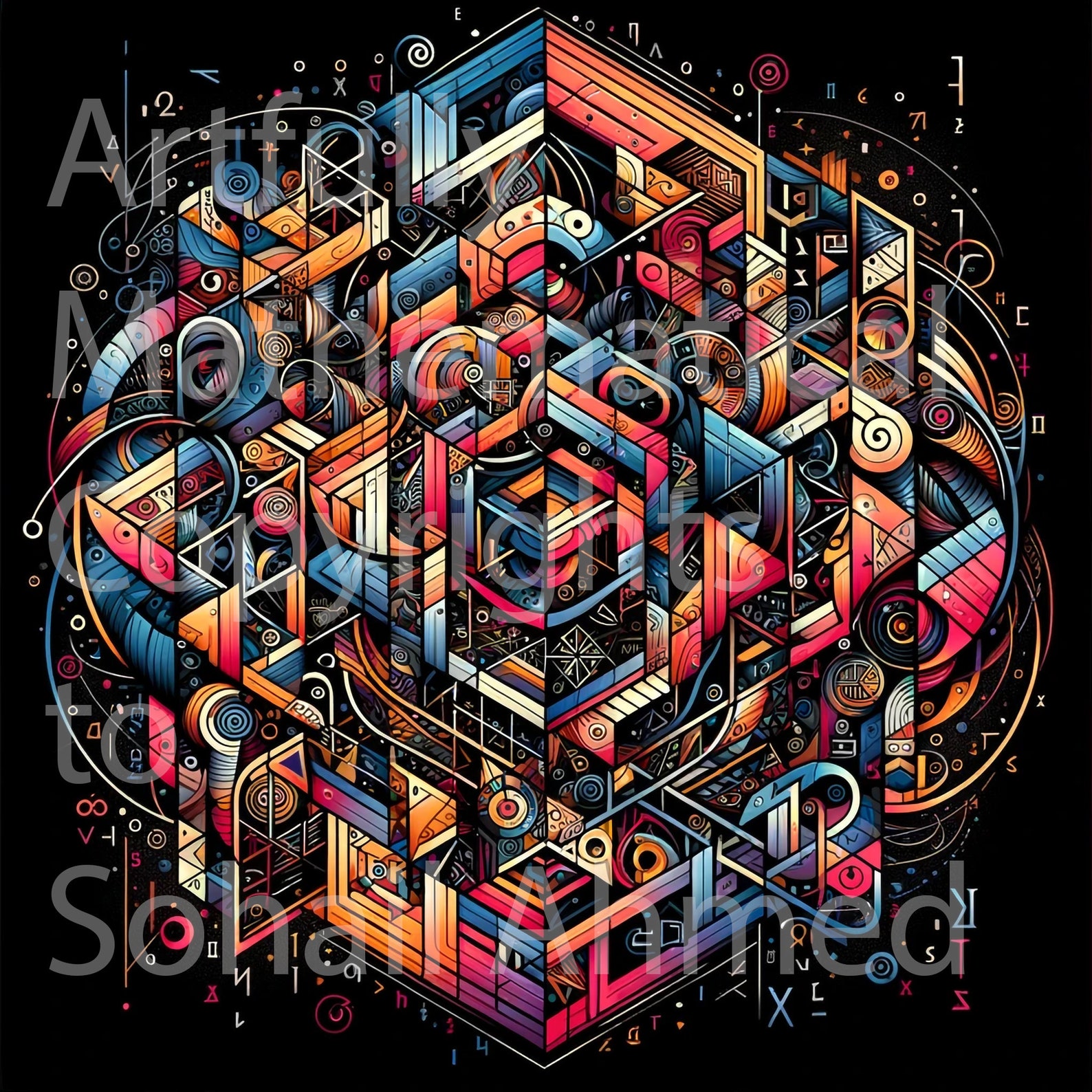 Intricate Cosmos: A Vibrant Journey Through Scientific Mathematical ...