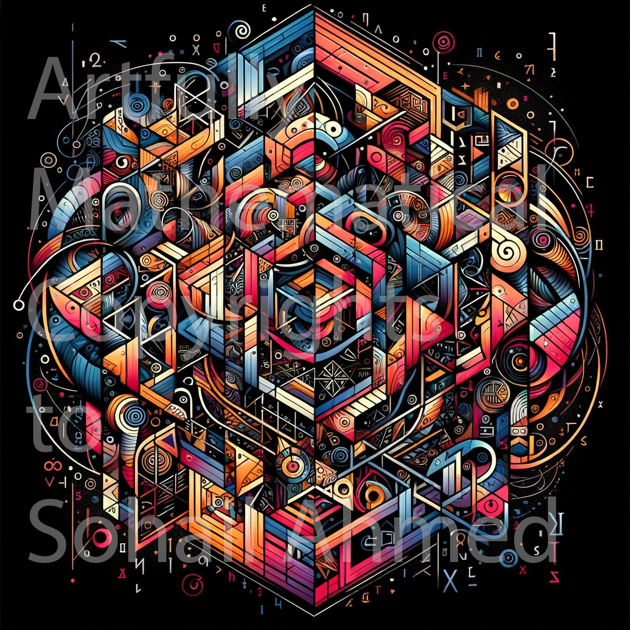 Intricate Cosmos: A Vibrant Journey Through Scientific Mathematical ...