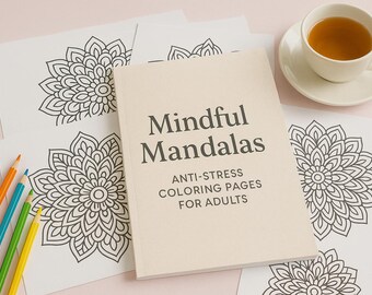 35 Mandala Coloring Pages for Adults – Printable Anti-stress Art ...