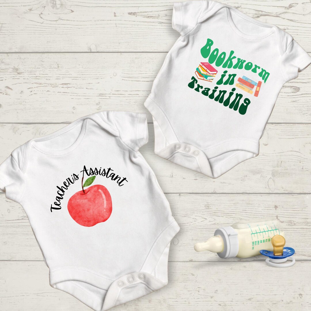 Teacher Themed Onesie Bundle | Baby Onesies | Teacher | Onesie | Baby Clothing | Gender Neutral ...