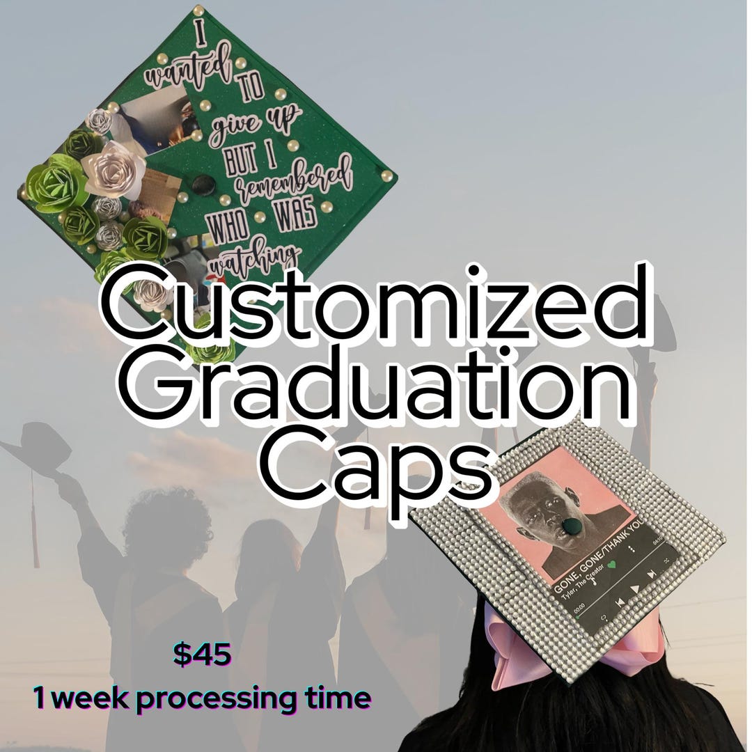 Customized Graduation Caps | Grad Caps| Graduation | Graduate | Class ...