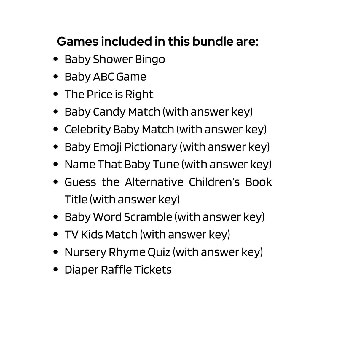 Baby Shower Game Bundle | Baby Shower Games | Bee Theme | Mom to Bee ...