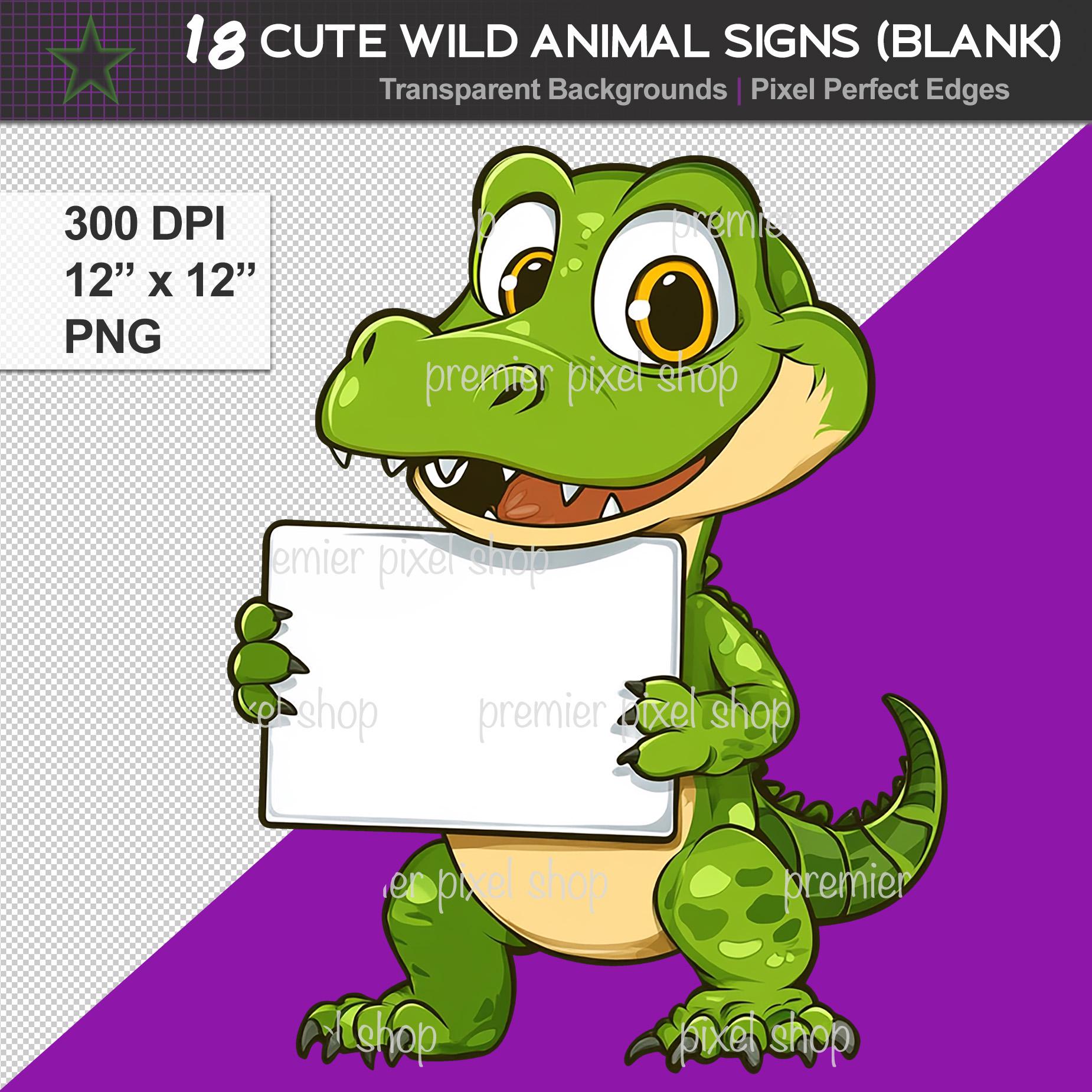 Cute Animal PNG Bundle. Animal Clipart for Kids, Cartoon Animal ...