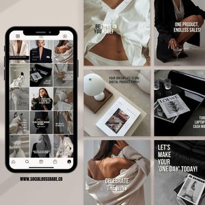 90 Faceless Instagram Posts and Matching Stories for Faceless Digital ...