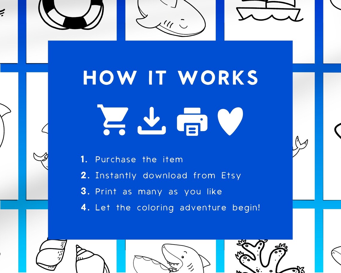 Cute Shark Printable Coloring Pages. Kids Baby Shark Coloring Pages ...