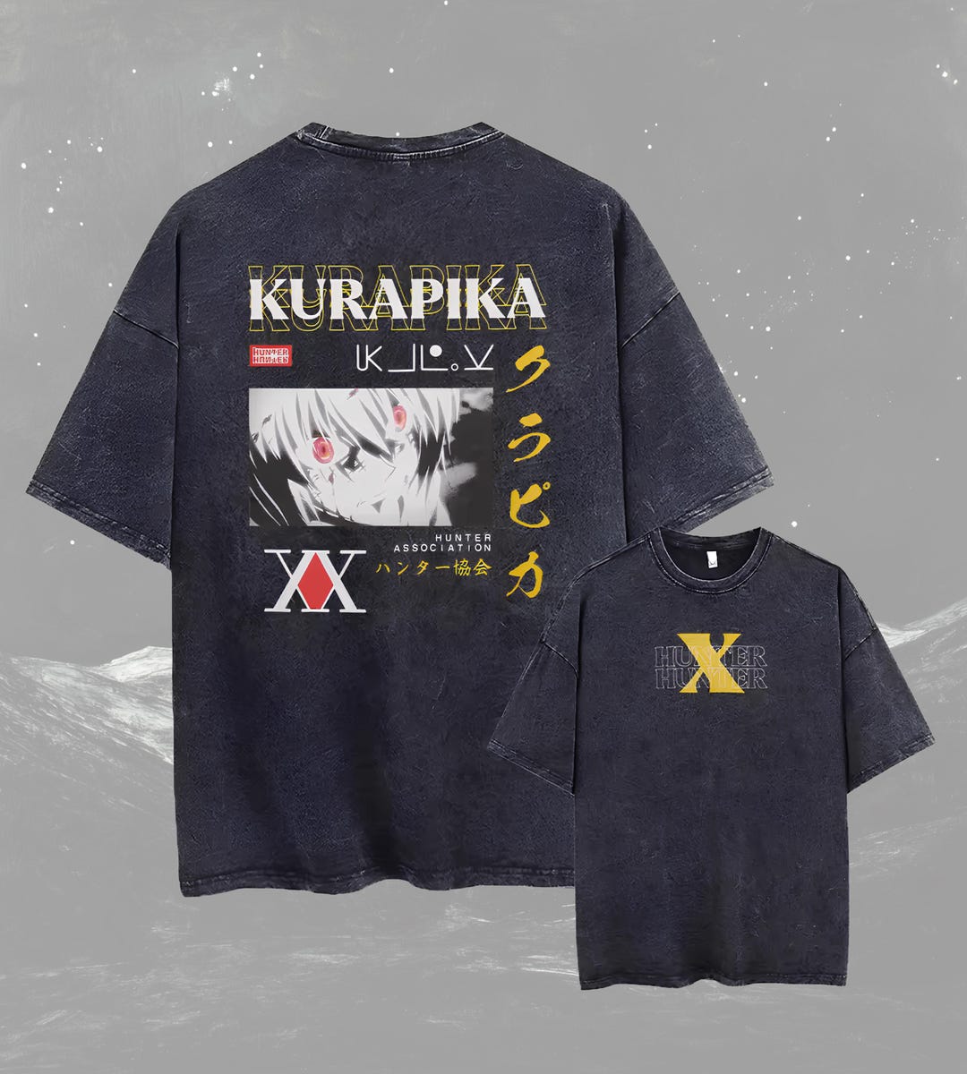 Hxh Shirt | Anime Graphic T-shirt | Streetwear Relax Fit Oversized ...