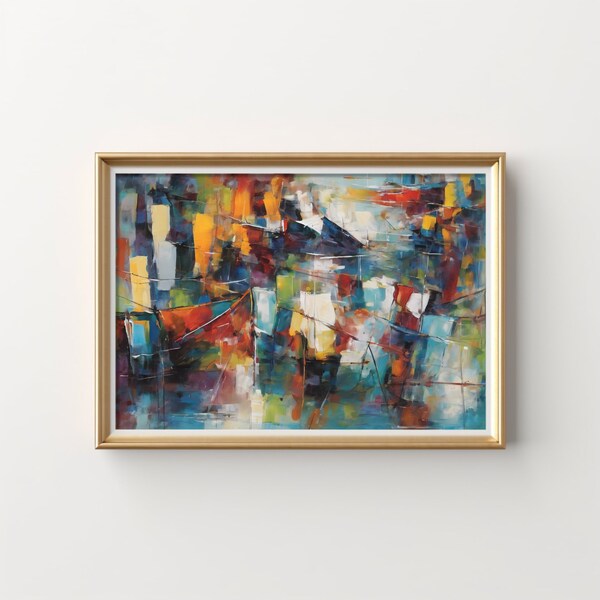 Large Abstract Expressionism Wall Art - Etsy UK