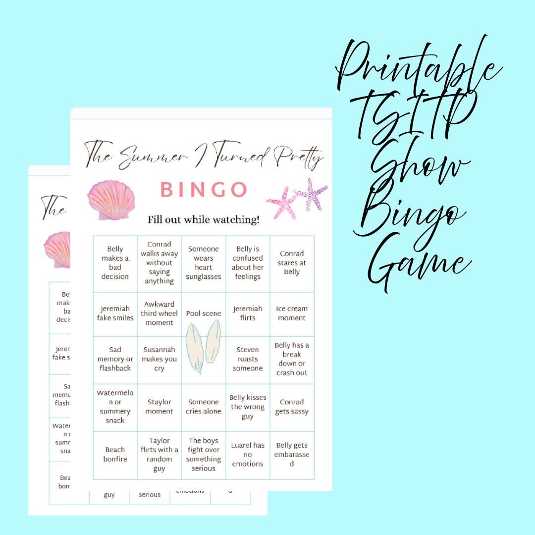 TSITP Party Printable Set – Summer Watch Party Decor (digital Download ...