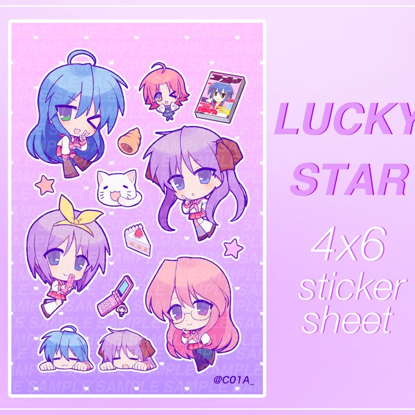Lucky Sticker Sheet - Etsy