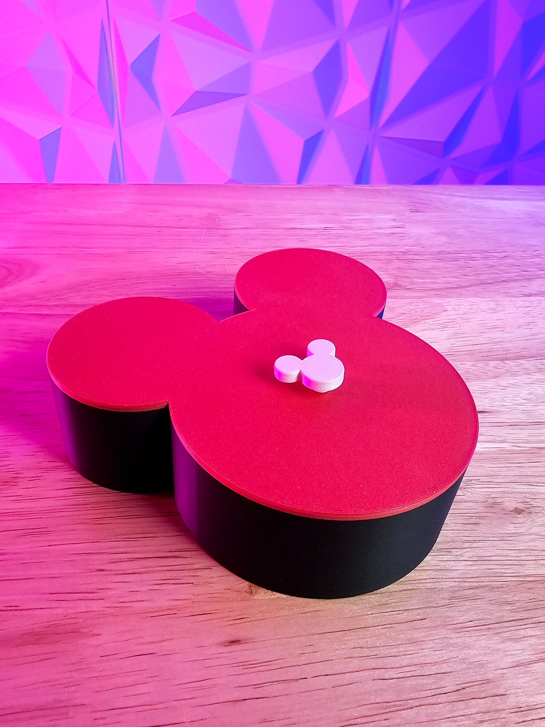 Disney Mickey/minnie Mouse Inspired Storage Container / Jewelry Box - Etsy