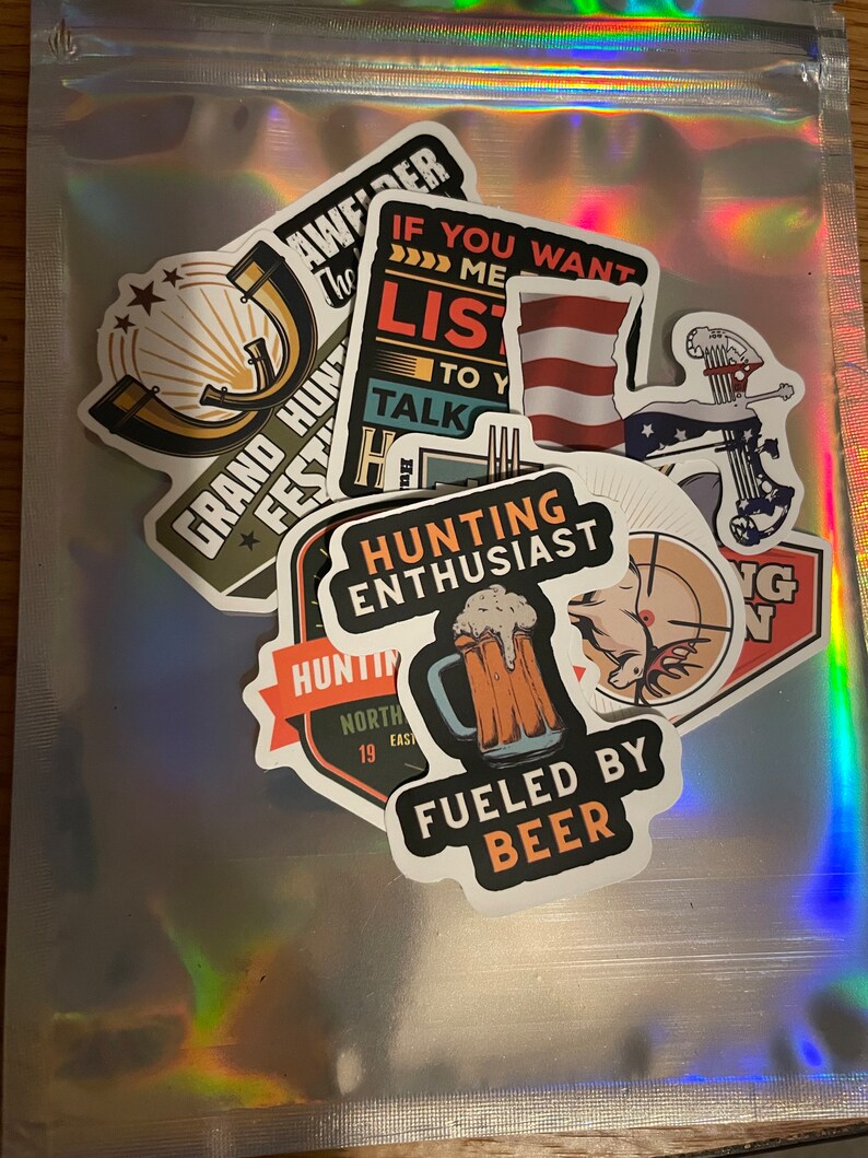Random Hunting Sticker Pack - Etsy