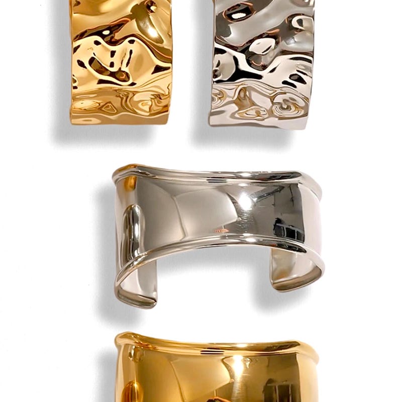 Gold Cuff Bracelet - Etsy