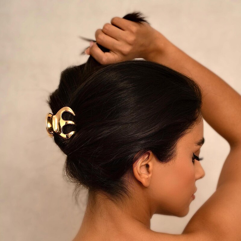 Gold Hair Clip - Etsy
