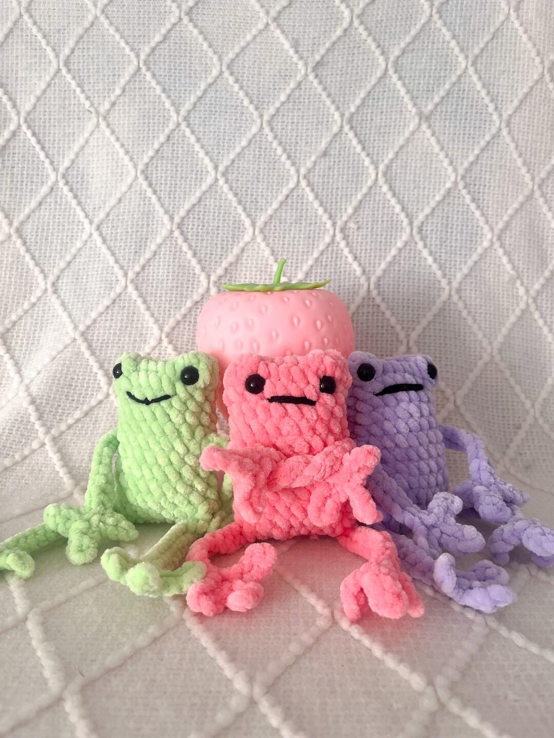 Frog Plushie ~ Crochet ~ Leggy Frog ~ Cute Plushie ~ Kids Stuffie ...