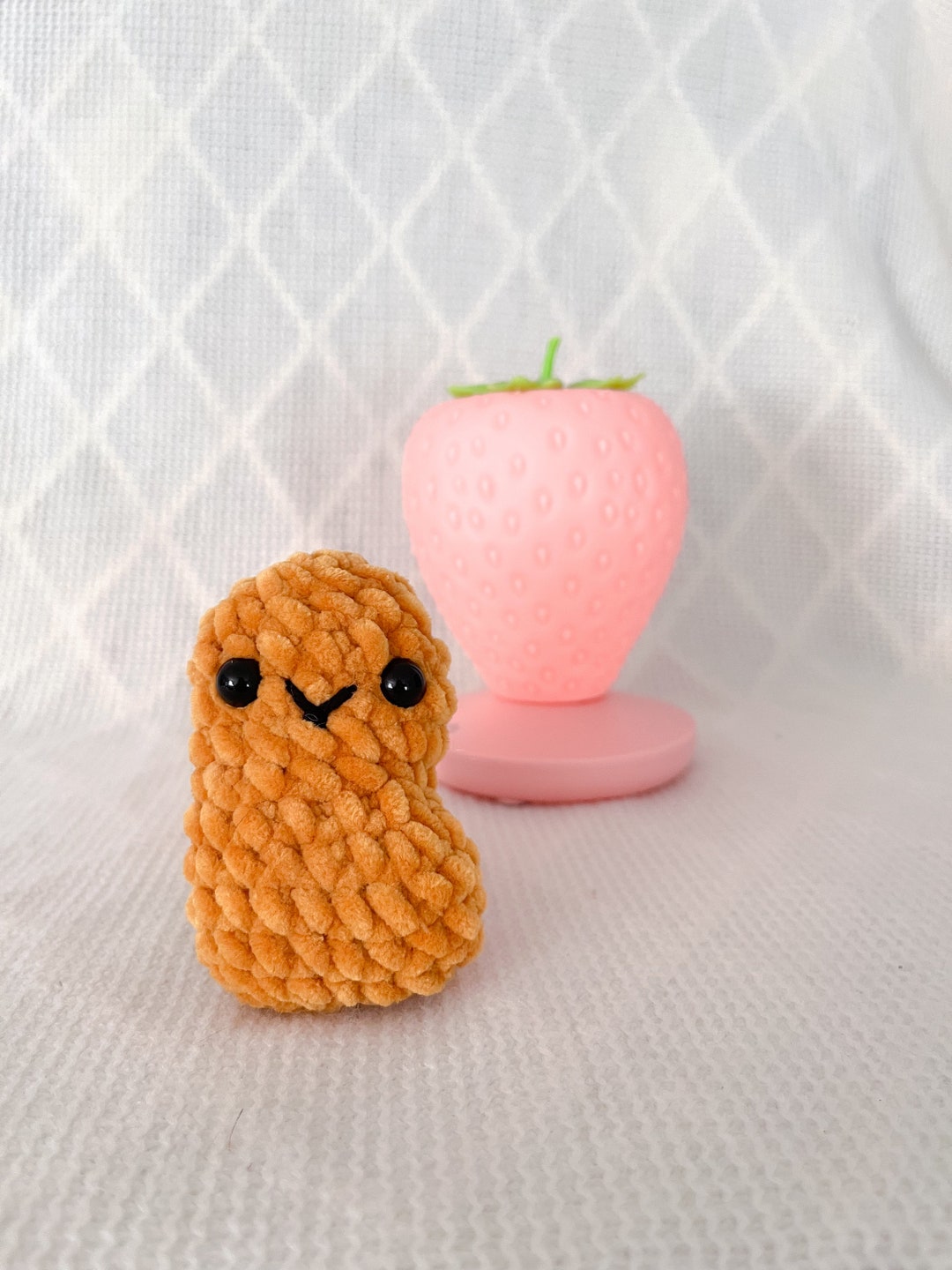 Chicken Nugget Plushie Crochet Plushie Crochet Chicken Nugget Cute ...