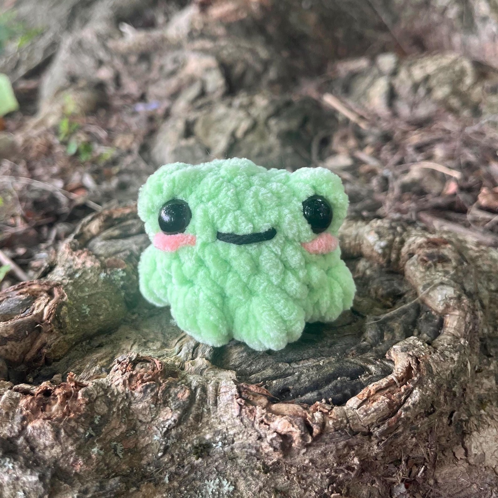 Crochet Pocket Frog Plushie ~ Mini Frog ~ Froggy ~ Stuffed Animal ...