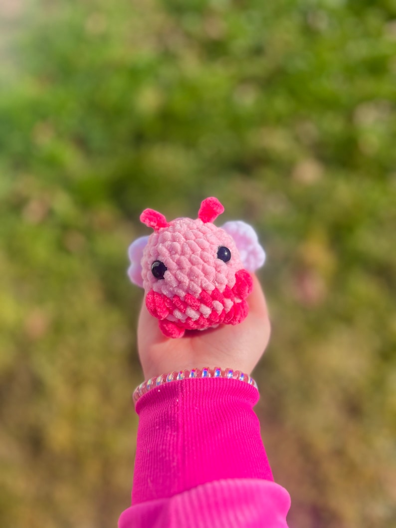 Love Bug Plushie small Valentines Day Crochet Plushie Crochet Love Bug ...