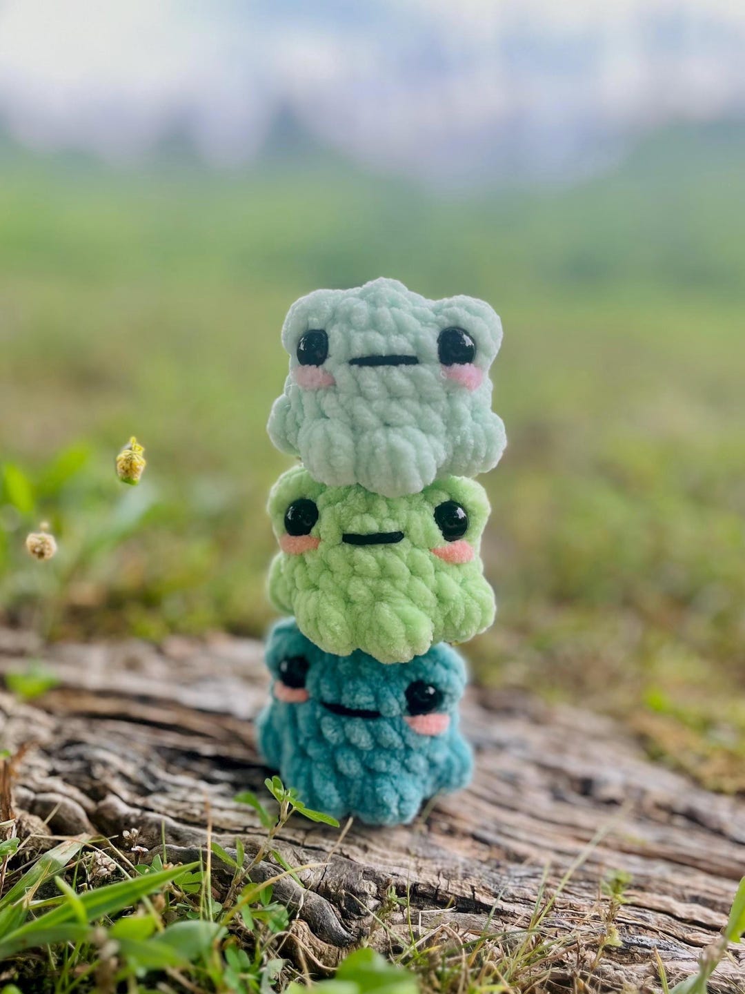 Crochet Pocket Frog Plushie ~ Mini Frog ~ Froggy ~ Stuffed Animal ...
