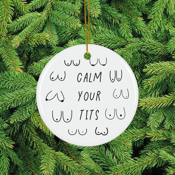 Boob Christmas Tree Decor - Etsy