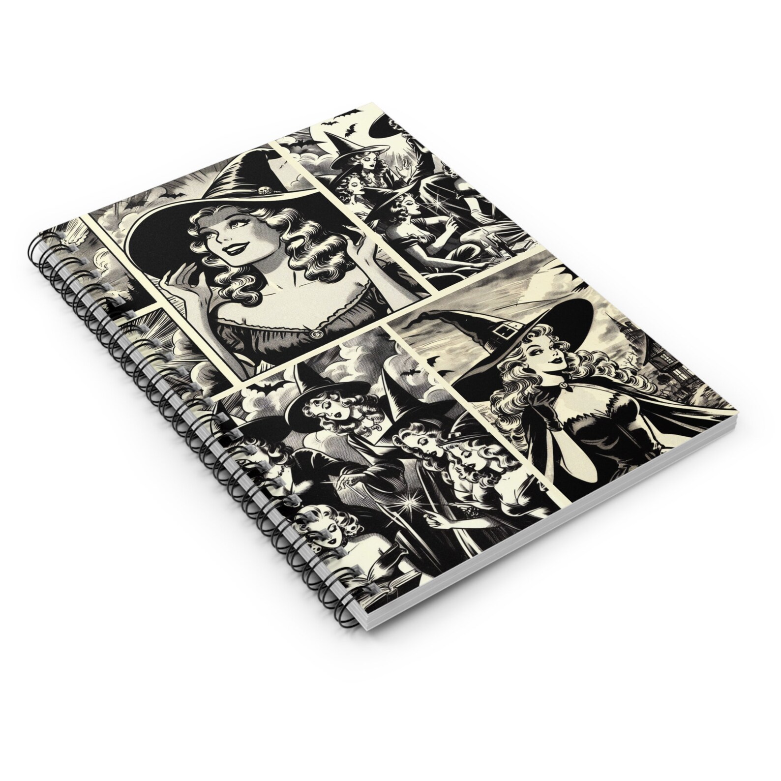 Vintage Witchy Comic - Sprial Notebook - Etsy