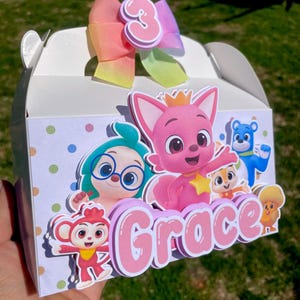 Pinkfong Favor Boxes - Wonder Stars - Etsy
