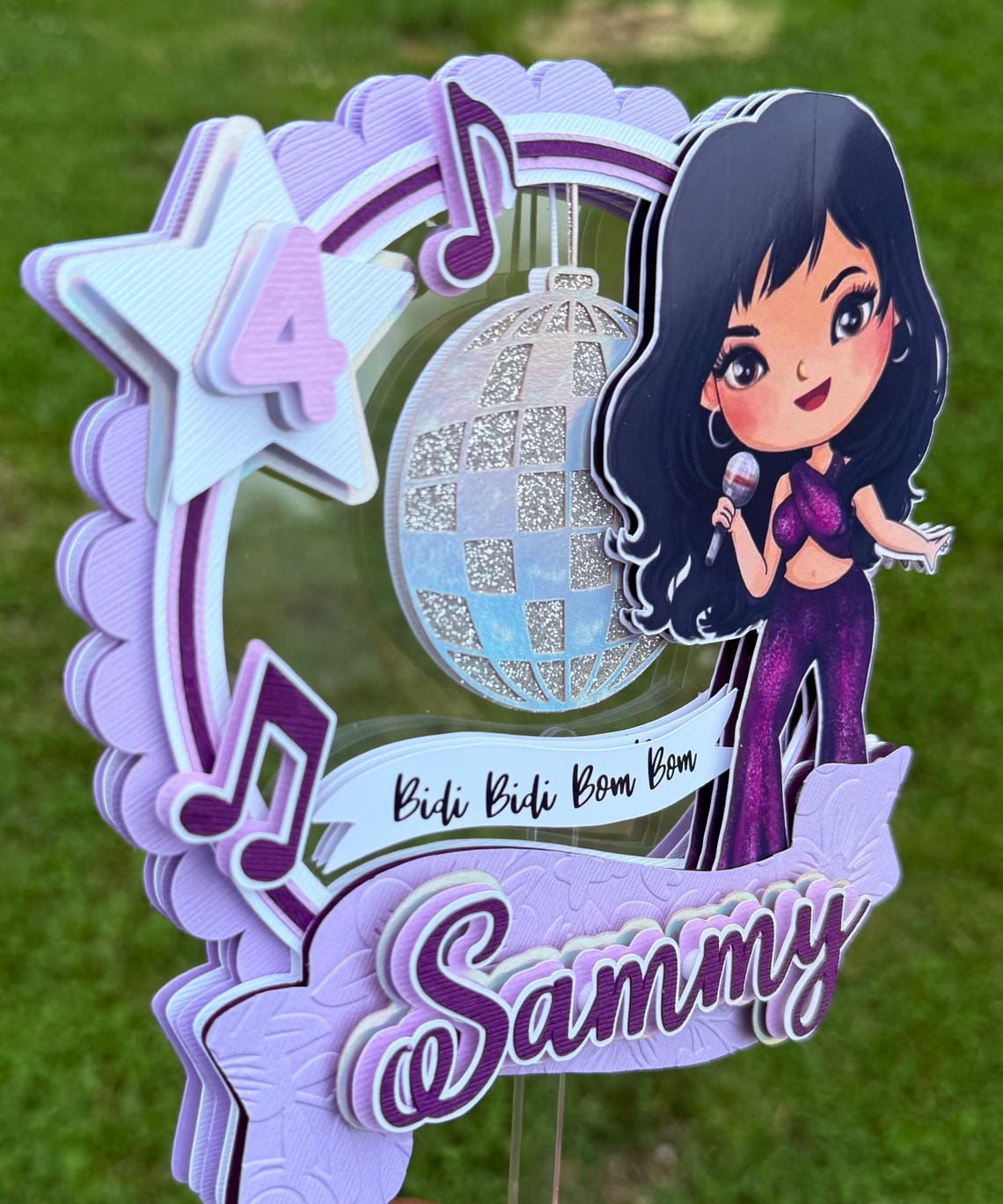 Selena Inspired Cake Topper - Etsy