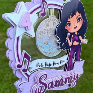 Selena Inspired Cake Topper - Etsy