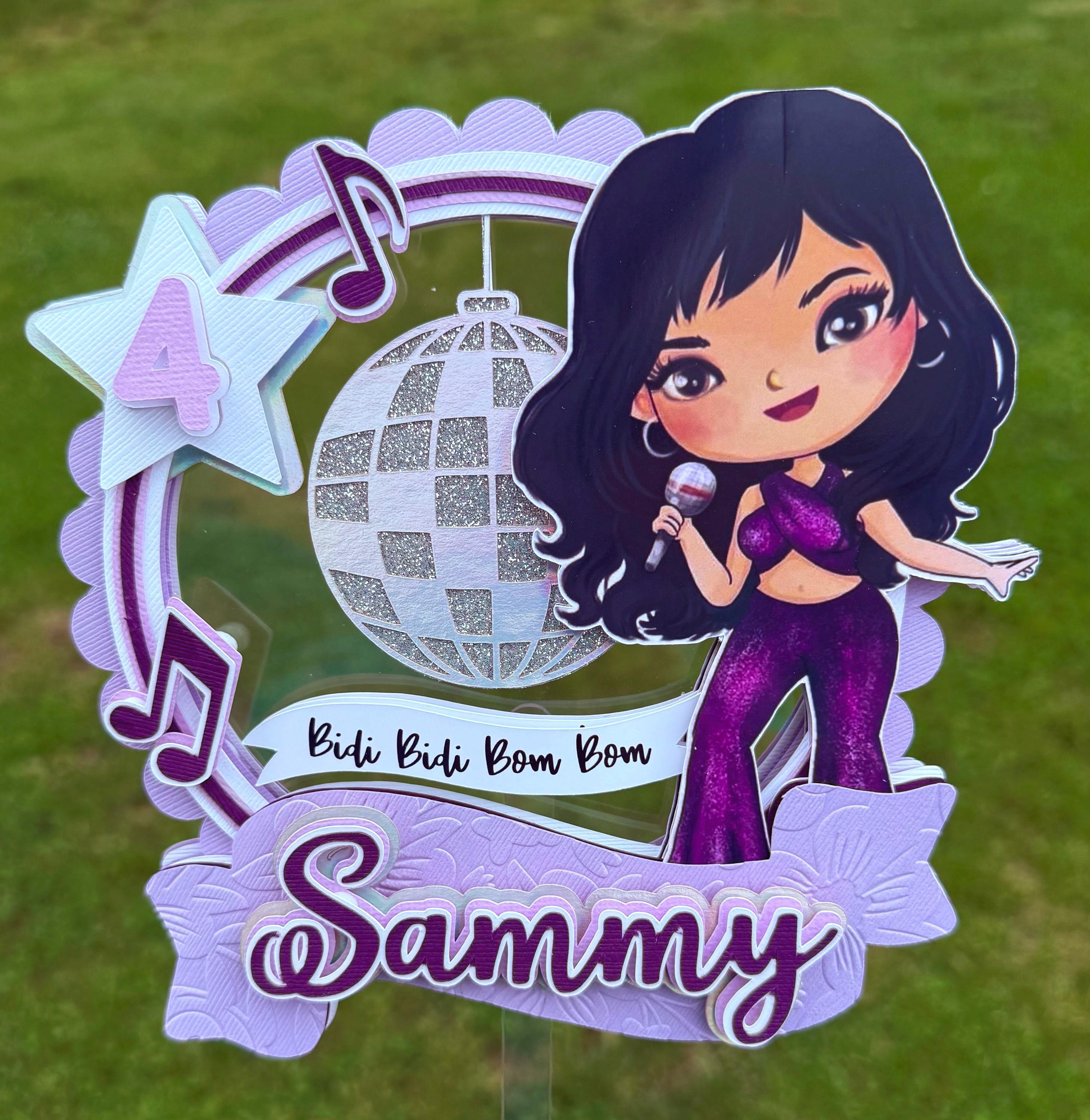Selena Inspired Cake Topper - Etsy