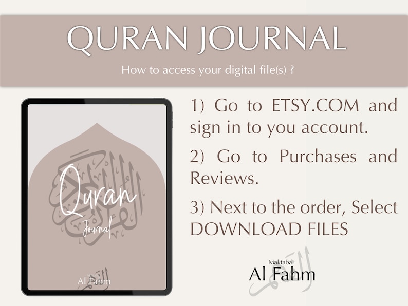Digital Quran Study Journal: Tafseer, Hifdh Tracker, Planner (PDF Files ...