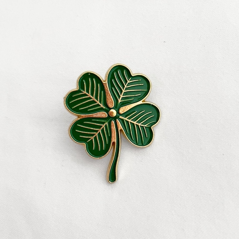 Irish Clover Pin Enamel - Etsy