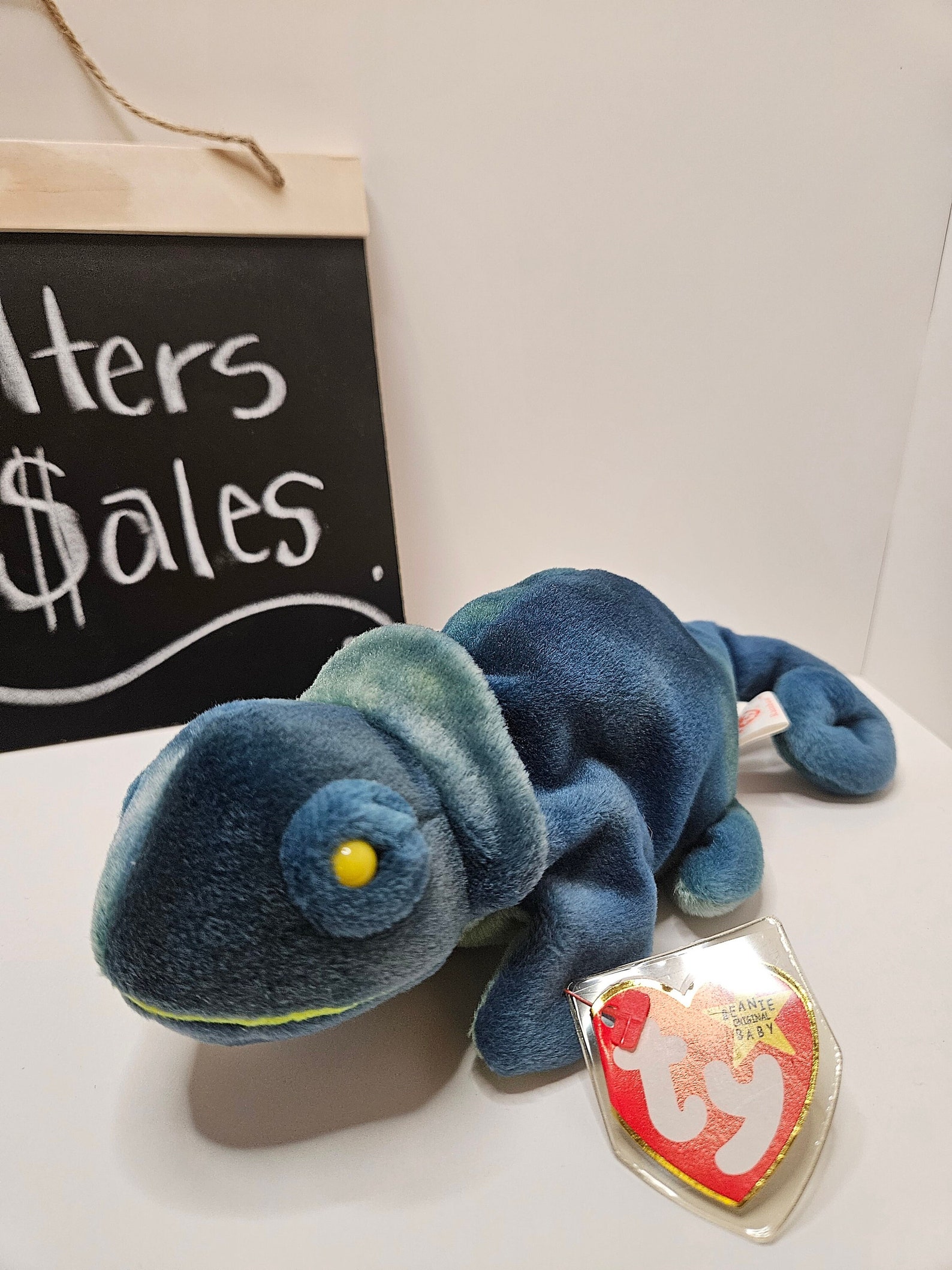 NEW Rare Rainbow the Chameleon Ty Beanie Baby - Etsy
