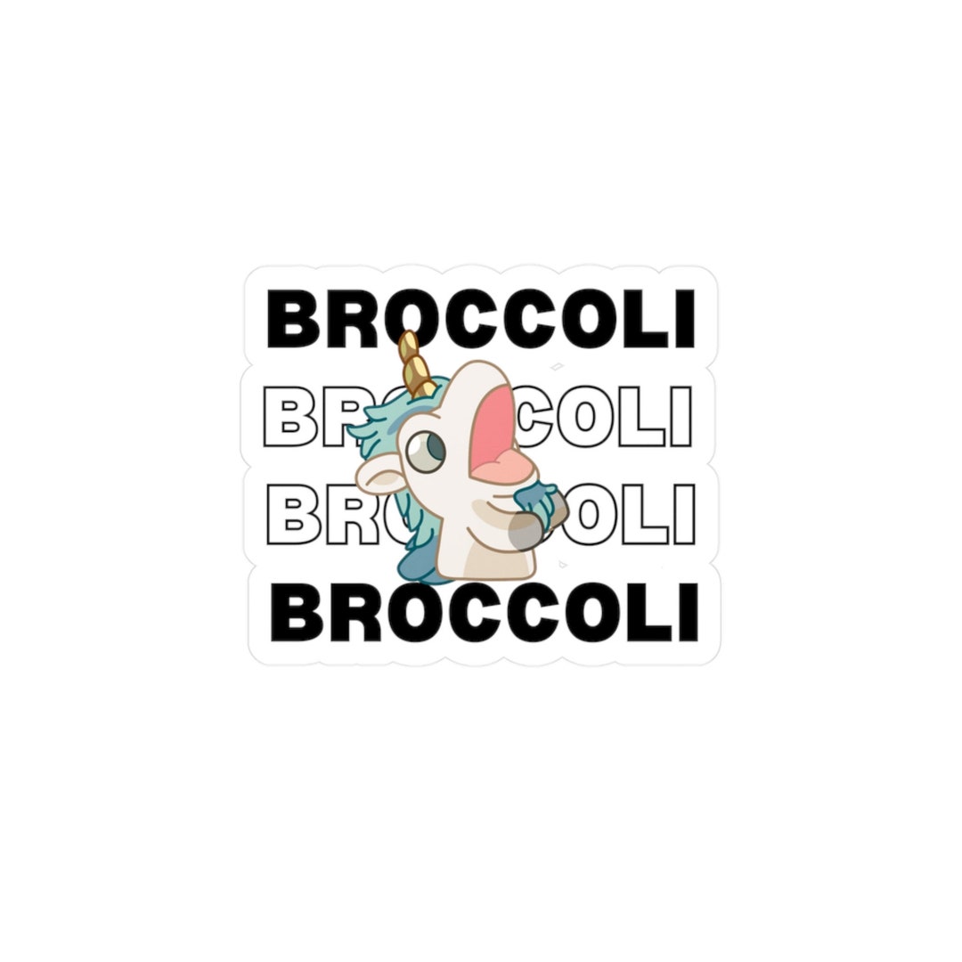 Unicorse Broccoli Stickerbluey Stickers Bingo Stickers Bluey ...
