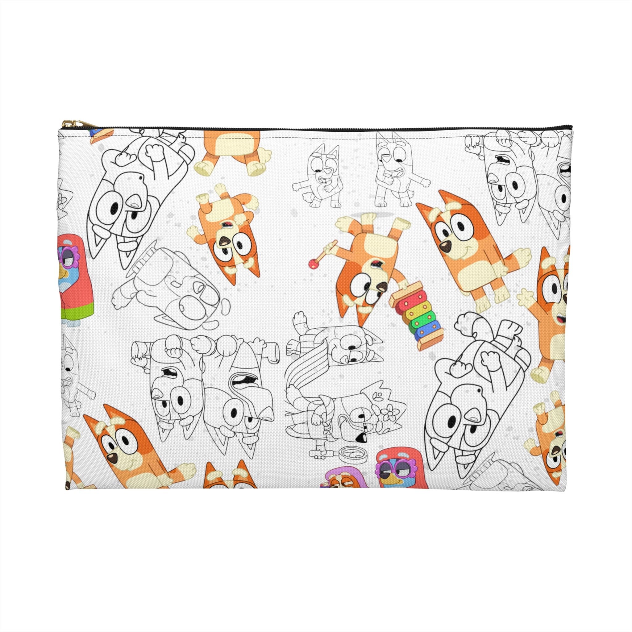 Bluey and Bingo Travel Case, Bluey Accessory Pouch, Bingo Make up Bag ...
