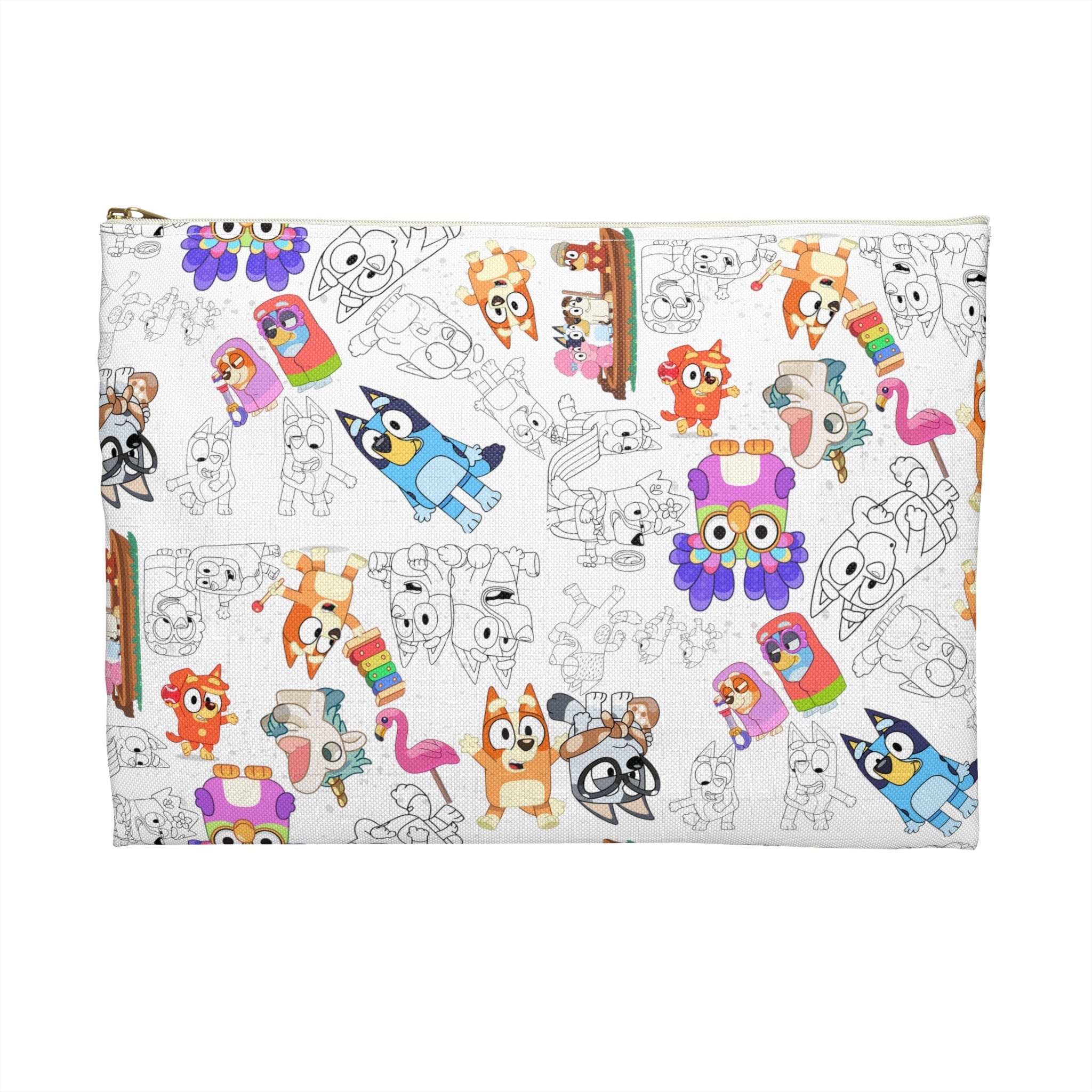 Bingo Bluey Travel Case, Bluey Accessory Pouch, Bingo Make up Bag ...