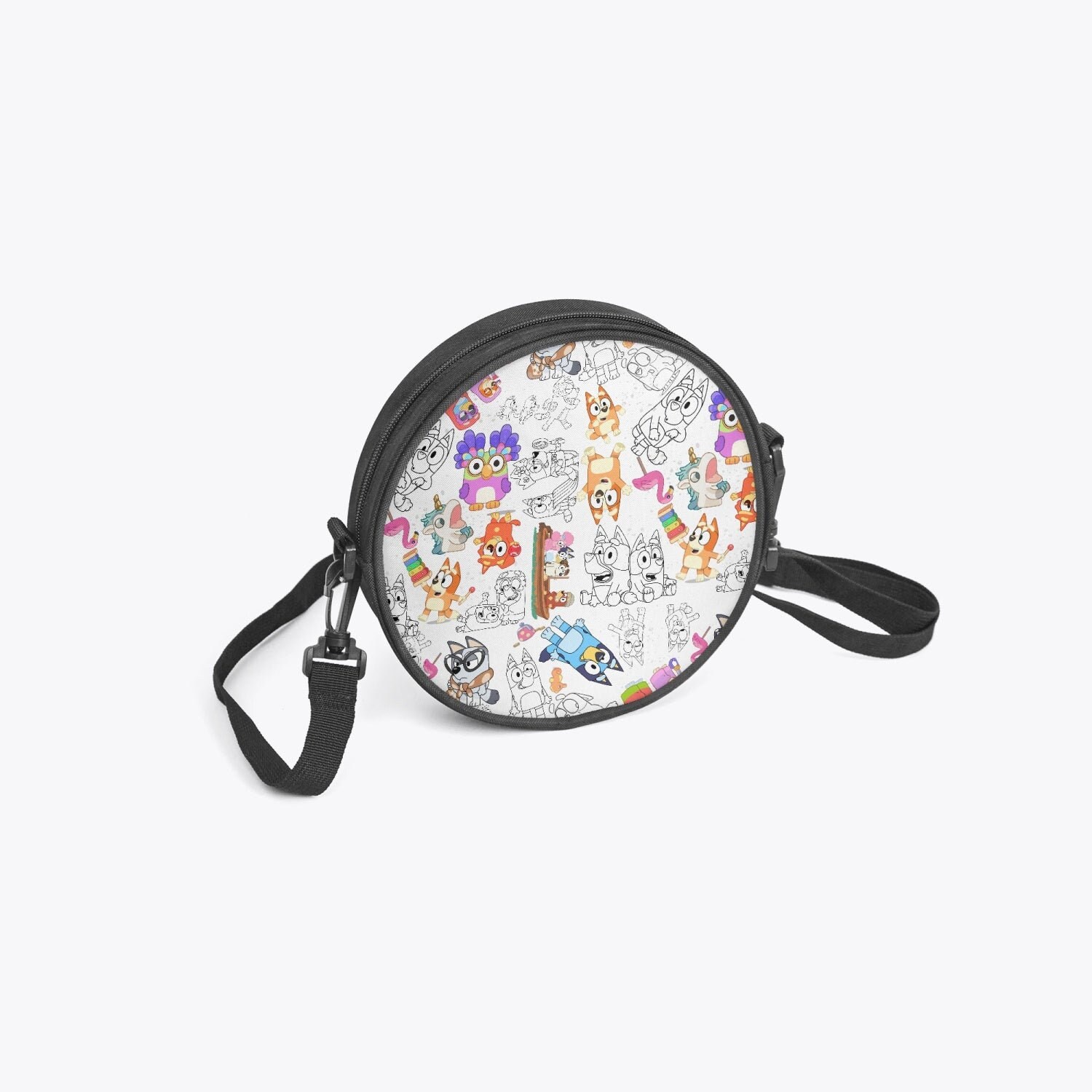 Bluey Round Satchel Bag Bluey Crossbody Purse Kids Mama Purse Kids ...