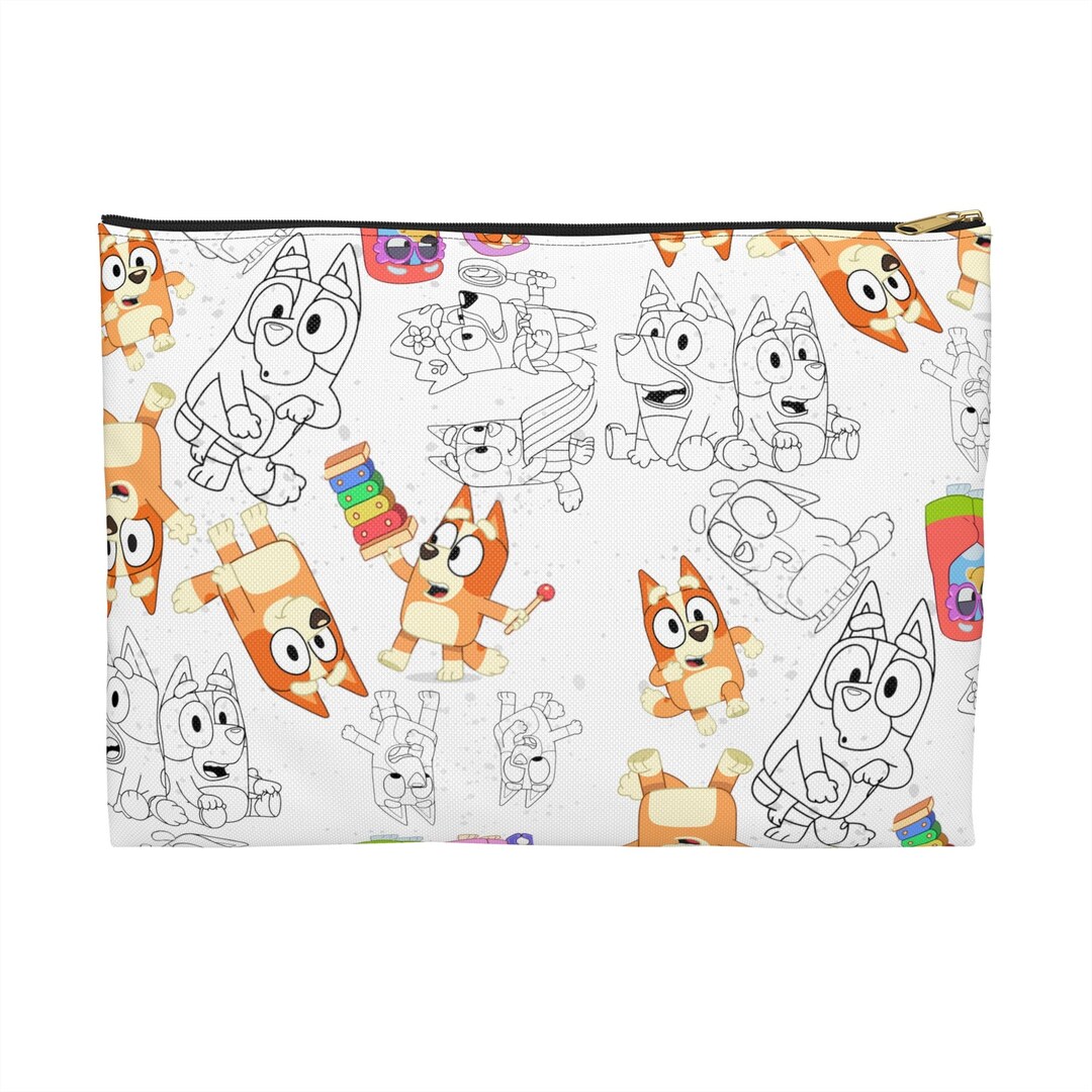 Bluey and Bingo Travel Case, Bluey Accessory Pouch, Bingo Make up Bag ...