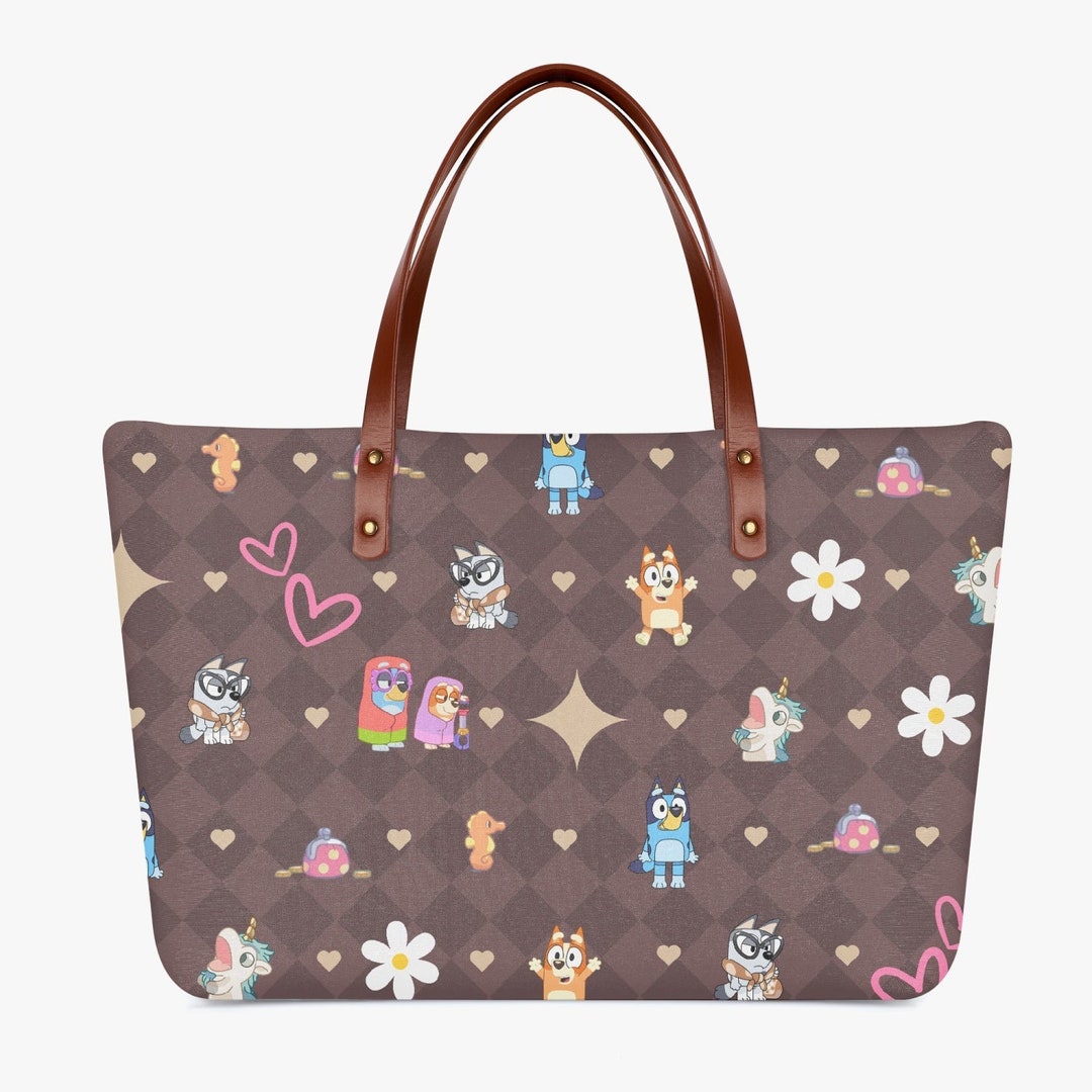 Bluey Bingo Grannies Muffin Purse Classic Bluey Diving Cloth Tote Bag ...