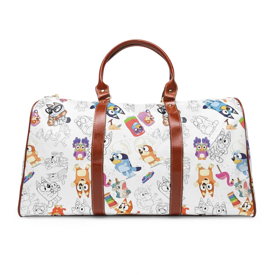 Designer Chicc Bluey Bingo Premium Waterproof Travel Bag Bluey Duffle ...