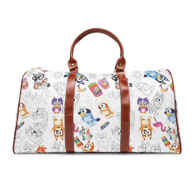 Designer Chicc Bluey Bingo Premium Waterproof Travel Bag Bluey Duffle ...