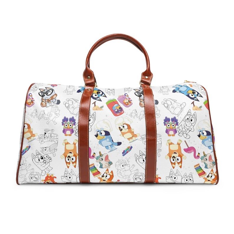 Designer Chicc Bluey Bingo Premium Waterproof Travel Bag Bluey Duffle ...
