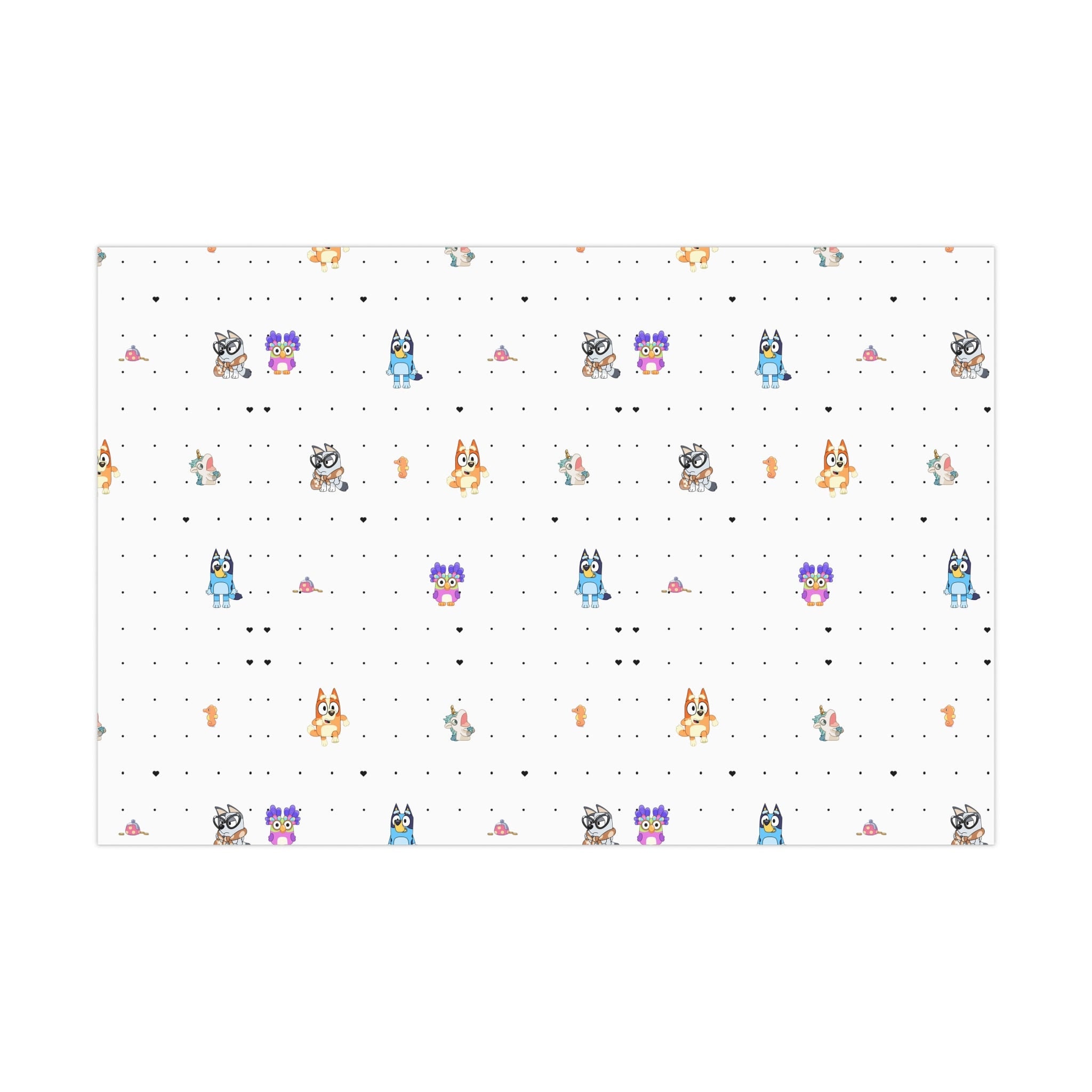 Bluey and Bingo Gift Wrap Papers, Bluey and Bingo Birthday Present Wrap ...