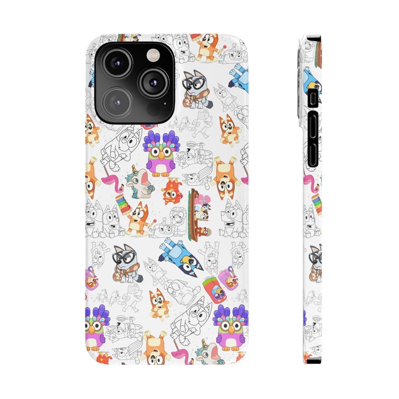 Bluey Bingo Phone Case, iPhone Bluey Characters, Muffin Grannies ...