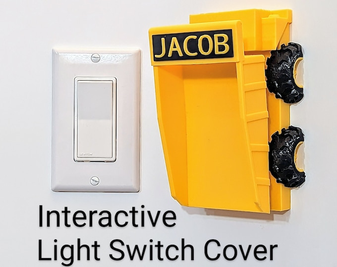 Fire Truck Engine Light Switch Cover Plate Personalized Decora Style ...